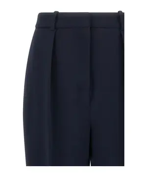 Elisabetta Franchi Tailored Pleated Crêpe Trousers