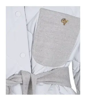Fabiana Filippi Quilted Shirt Jacket With Tie Waist