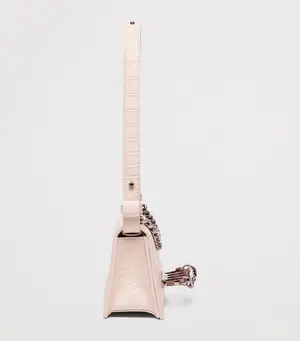Alexander McQueen Mini Leather Jewelled Shoulder Bag