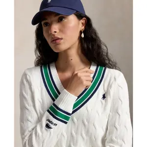 Ralph Lauren Us Open Cotton Cricket Sweater