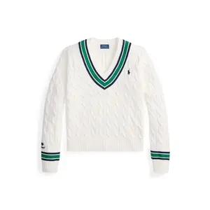 Ralph Lauren Us Open Cotton Cricket Sweater
