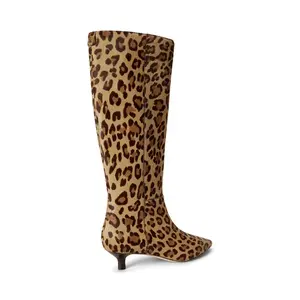 Ralph Lauren Francesca Print Haircalf Tall Boot Heel