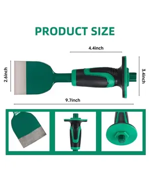 XDOVET Masonry Chisel Set Point Flat Hand Protector Demolition