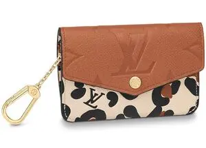 LOUIS VUITTON Key Pouch Wild At Heart - Caramel