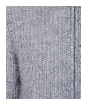 Aspesi Long-sleeved Zipped Cardigan - Light Gray