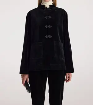 RÓHE Pankou Closure Velvet Jacket