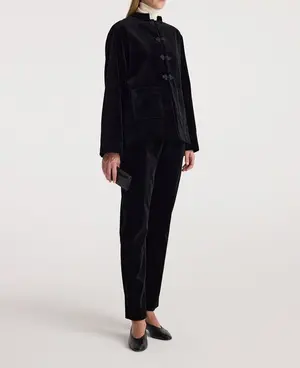 RÓHE Pankou Closure Velvet Jacket