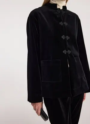 RÓHE Pankou Closure Velvet Jacket