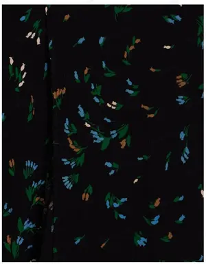 GANNI Floral Longsleeve Dress