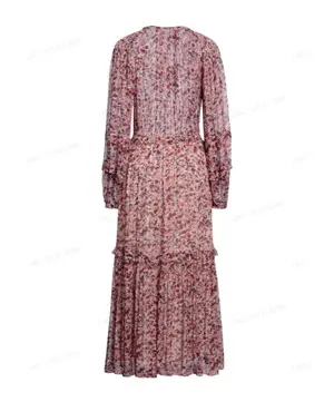 Isabel Marant Étoile Printed Long Sleeve Maxi Dress - No