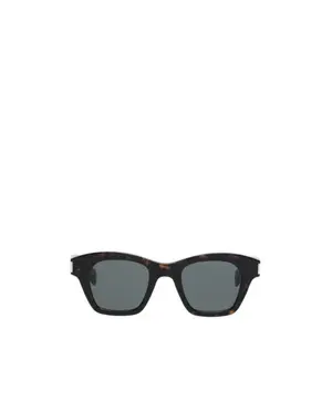 Saint Laurent Rectangular Sunglasses - Brown