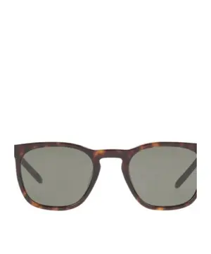 Saint Laurent Classic Leopardprint Sunglasses - Black