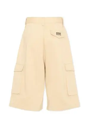 Kenzo Appliqué Detail Cargo Shorts