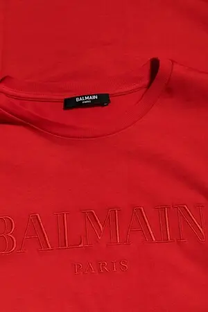 Balmain Embroidered Short-sleeves T-shirt