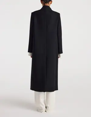 RÓHE Wool Coat With Chinese Frog Closures