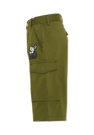 Kenzo Elephant Embroidered Cargo Shorts