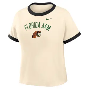 Nike College Cropped Ringer T-shirt - Brown