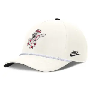 Nike Cincinnati Reds Cooperstown Rise Mlb Adjustable Hat - White