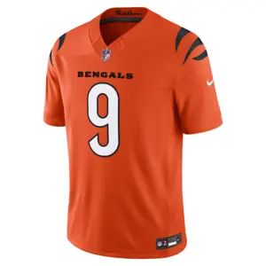 Nike Joe Burrow Cincinnati Bengals Men's Dri-fit Nfl Limited Jersey Orange