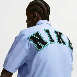 Nike Life Short-sleeve Button-down Top