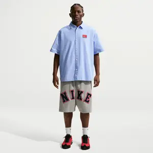 Nike Life Short-sleeve Button-down Top