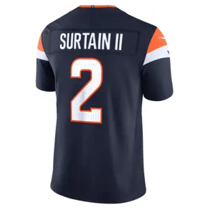 Nike Pat Surtain Ii Denver Broncos Jersey - Blue