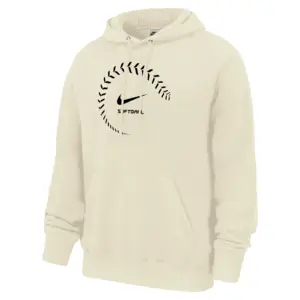 Nike NIKE Swoosh Club Fleece Hoodie White