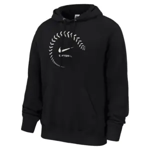 Nike Swoosh Club Fleece Hoodie - Black