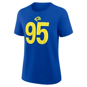 Nike Myles Garrett Los Angeles Rams Nfl T-shirt - Blue