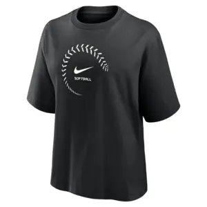 Nike Swoosh Softball Boxy T-shirt - Black