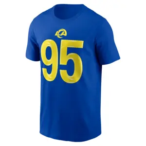 Nike Myles Garrett Los Angeles Rams Nfl T-shirt - Blue