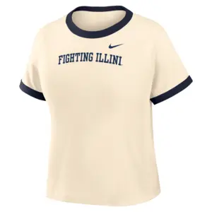 Nike College Illinois Ringer T-shirt - Brown