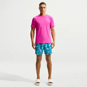 Nike Hydroguard Essential Dri-fit Uv Short Sleeve Top - Pink