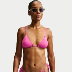 Nike Swim Effortless Essential Triangle Bikini Top - Pink