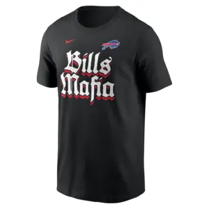 Nike Buffalo Bills Mafia Logo Club Nfl T-shirt - Black