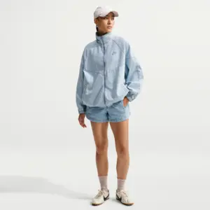 Nike Sportswear Tempo Mid-rise Denim Shorts - Blue