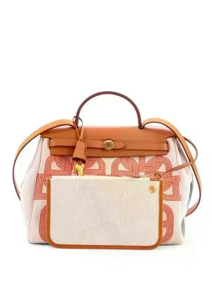 Hermès Herbag Zip Circuit 24 Vache Hunter And Leather 31 Satchel - Brown