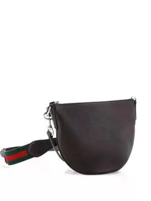 Gucci B Leather Small Crossbody Bag - Brown