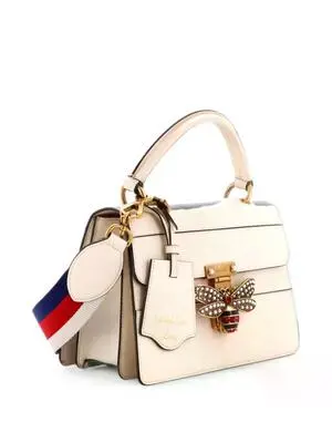 Gucci Queen Margaret Top Handle Bag Leather Small Satchel