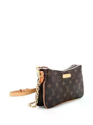LOUIS VUITTON Liv Pochette Monogram Canvas Crossbody Bag