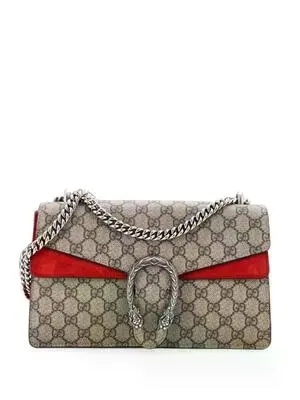 Gucci Dionysus Bag Gg Coated Canvas Small Shoulder Bag - Red