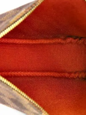 LOUIS VUITTON Navona Pochette Accessoires Damier Clutch Bag