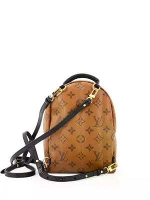 LOUIS VUITTON Palm Springs Reverse Monogram Canvas Mini Backpack - Brown
