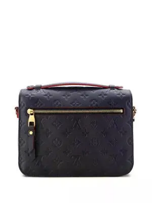 LOUIS VUITTON Monogram Empreinte Pochette Metis Bag - Blue