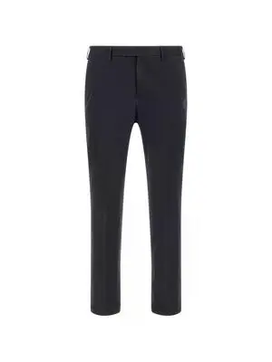 PT TORINO Master Logo-plaque Tailored Trousers - Blue