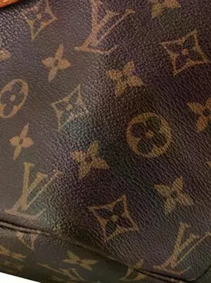 LOUIS VUITTON Monogram Canvas Tote Bag - Brown