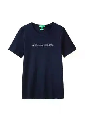 BENETTON Logo Print Short Sleeve T-shirt