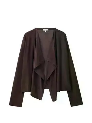 BENETTON Draped Open-front Cardigan - Brown