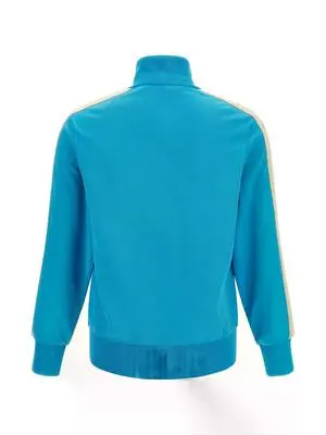 Palm Angels Track Stripe-detail Zip-up Sweatshirt