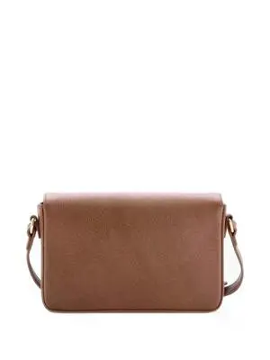Burberry New Hampshire House Check Canvas And Leather Small Shoulder Bag - Brown